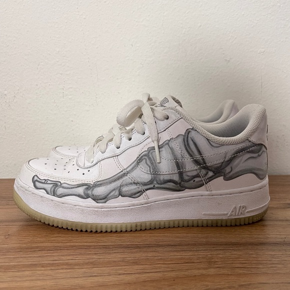 Nike | Shoes | Nike Af Air Force 1 Low Limited Edition 218 Skeleton Qs ...
